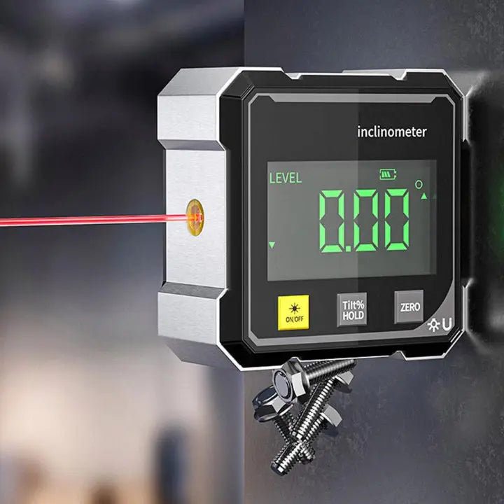 Precisie Hoekmeter HoekPro – Magnetische Digitale Laserwaterpas – Petra ...